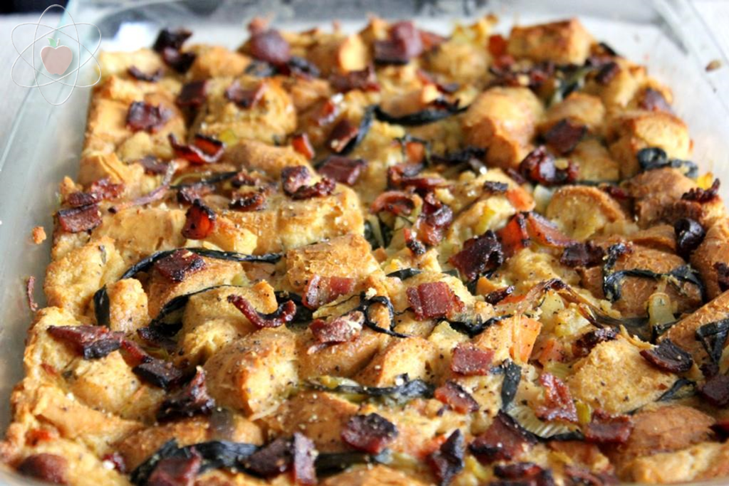 Savory Bread Pudding - Decoding Delicious
